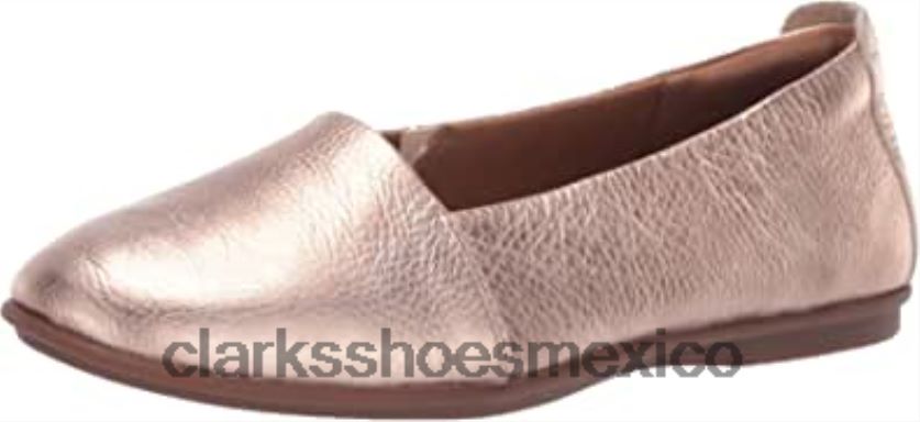 bailarinas un coral step de mujer en piel color oro rosa clarks Clarks ...